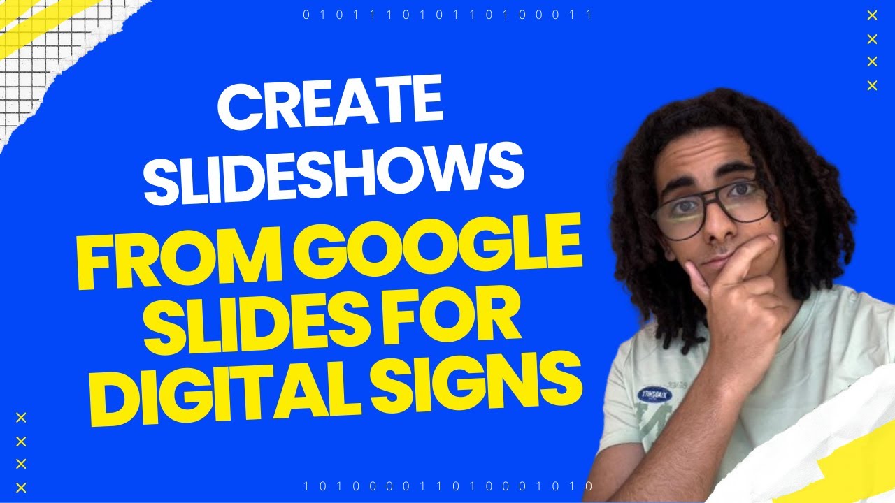 Create Slideshows from Google Slides for Digital Signs - YouTube