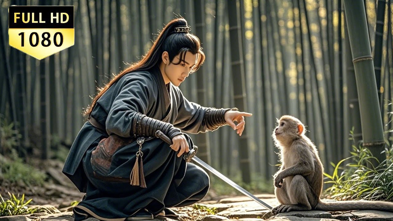 Divine monkey accepts the young hero as master, helping him find the ...