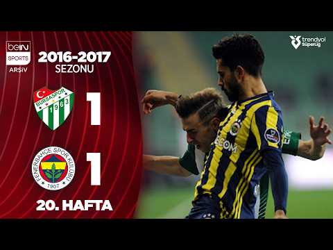 Bursaspor (1-1) Fenerbahçe | MAÇ ÖZETİ | 20. Hafta - 2016/2017