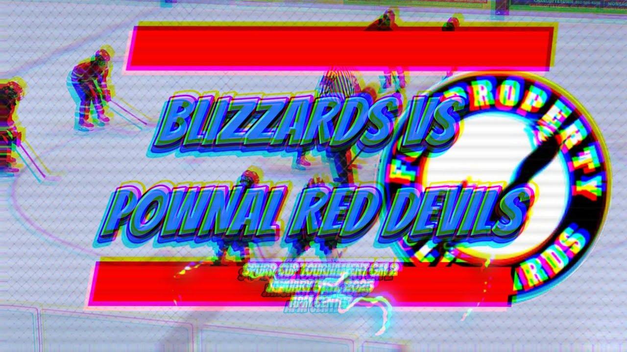 BLIZZARDS VS POWNAL RED DEVILS JAN 31, 2025 - YouTube