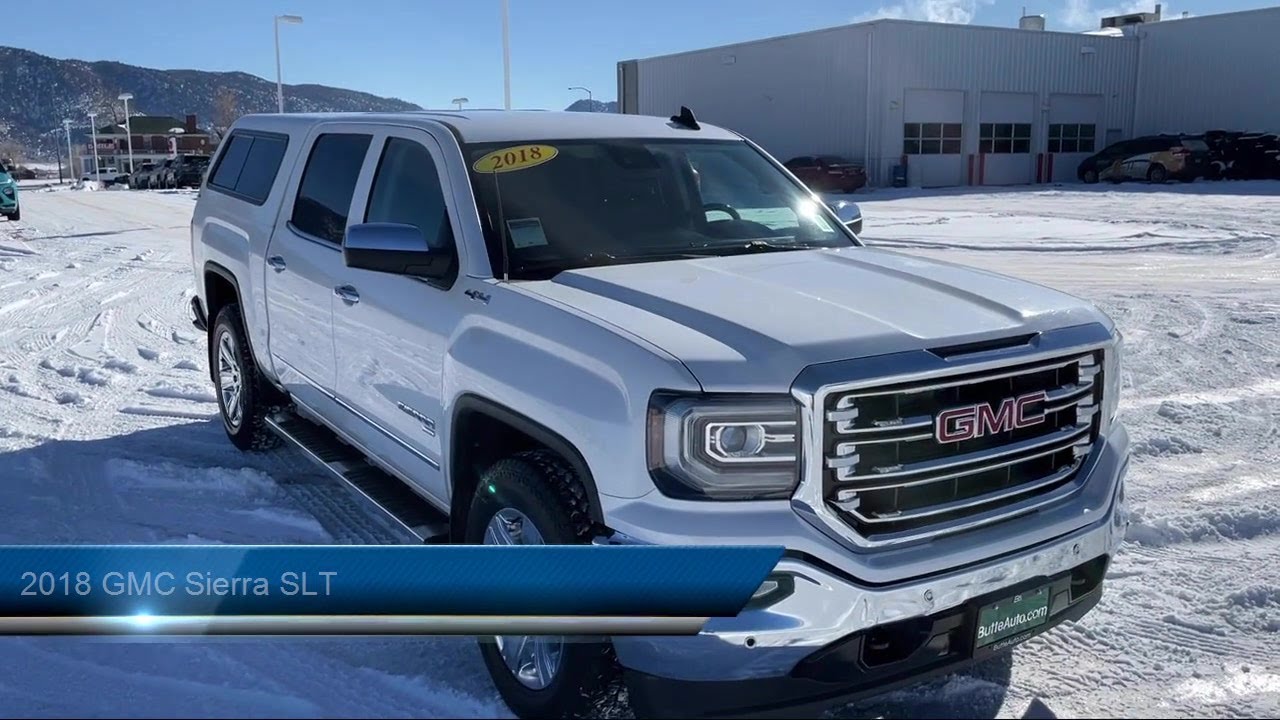 2018 GMC Sierra SLT Butte Anaconda Helena Bozeman Dillon Missoula - YouTube
