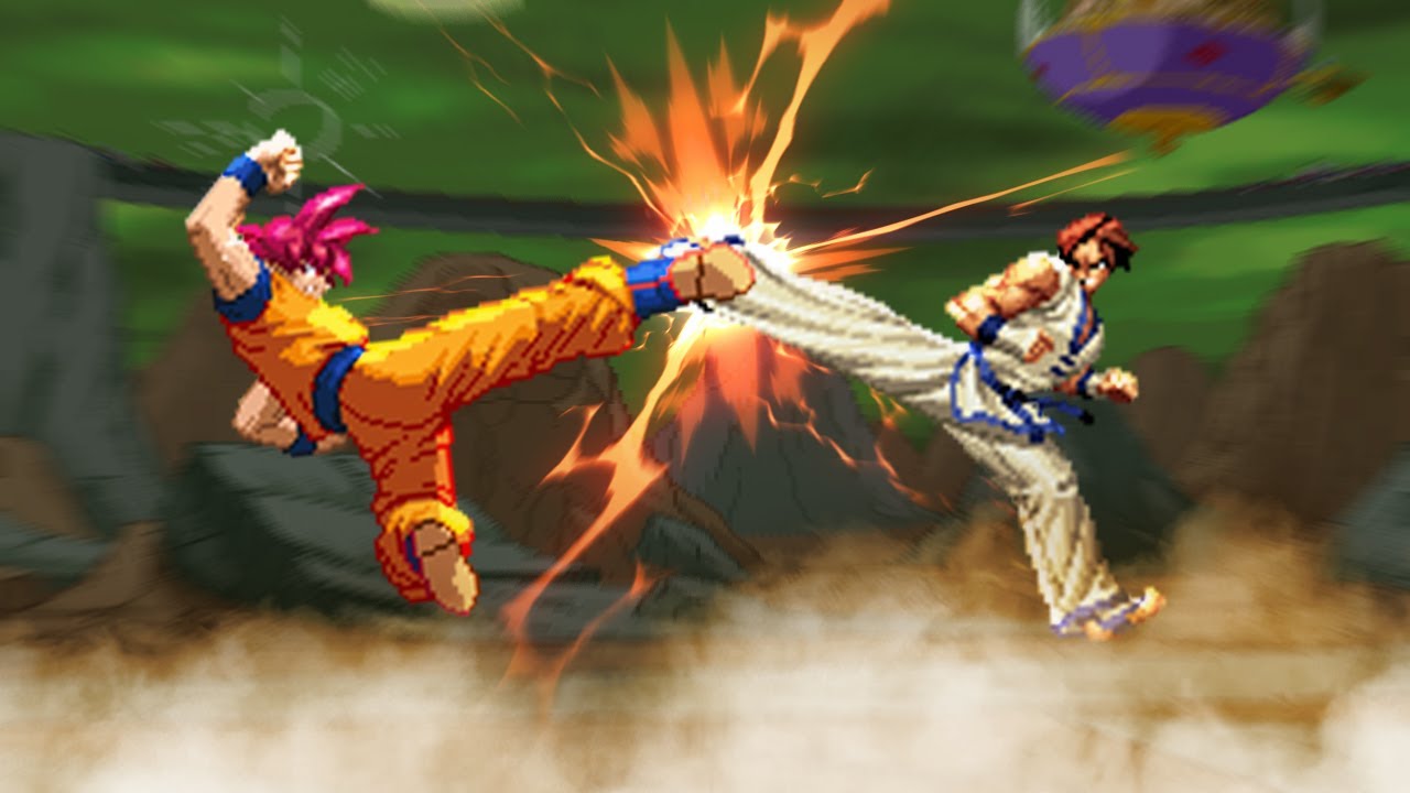 Goku vs Kim Kaphwan! Infernowalker Ken vs Shao Kahn! 1vs1 - YouTube