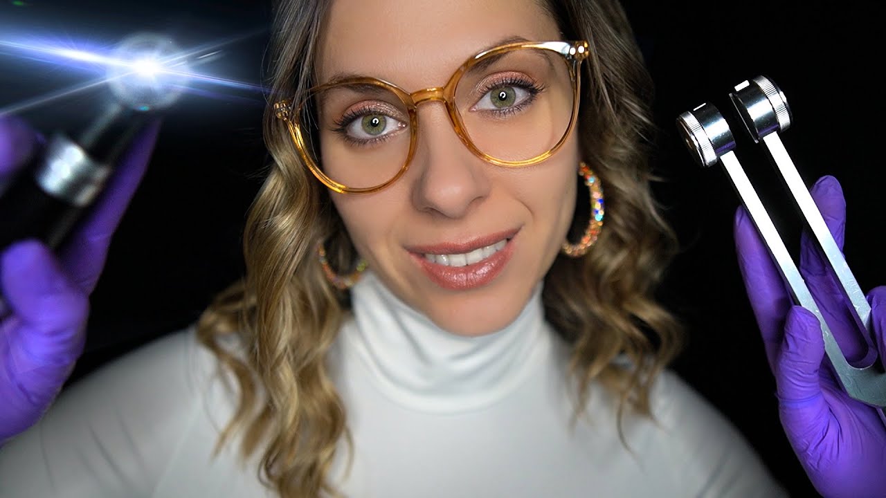 ASMR Otoscope EAR cleaning Roleplay, Ear Exam for SLEEP, Personal ...