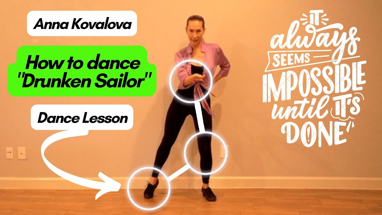 Anna Kovalova - Jive Drunken Sailor Lesson (Sailor Shuffle tutorial ...