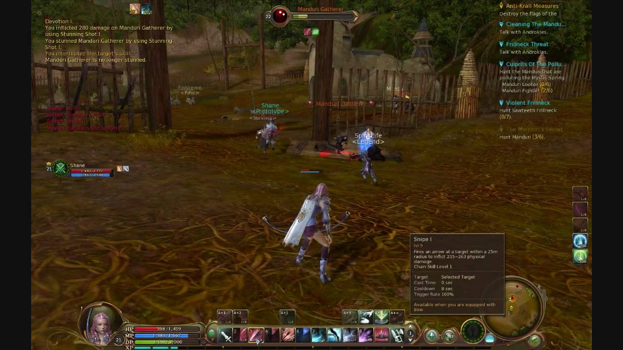 Aion - Ranger, Assassin, and Templar PvE - YouTube