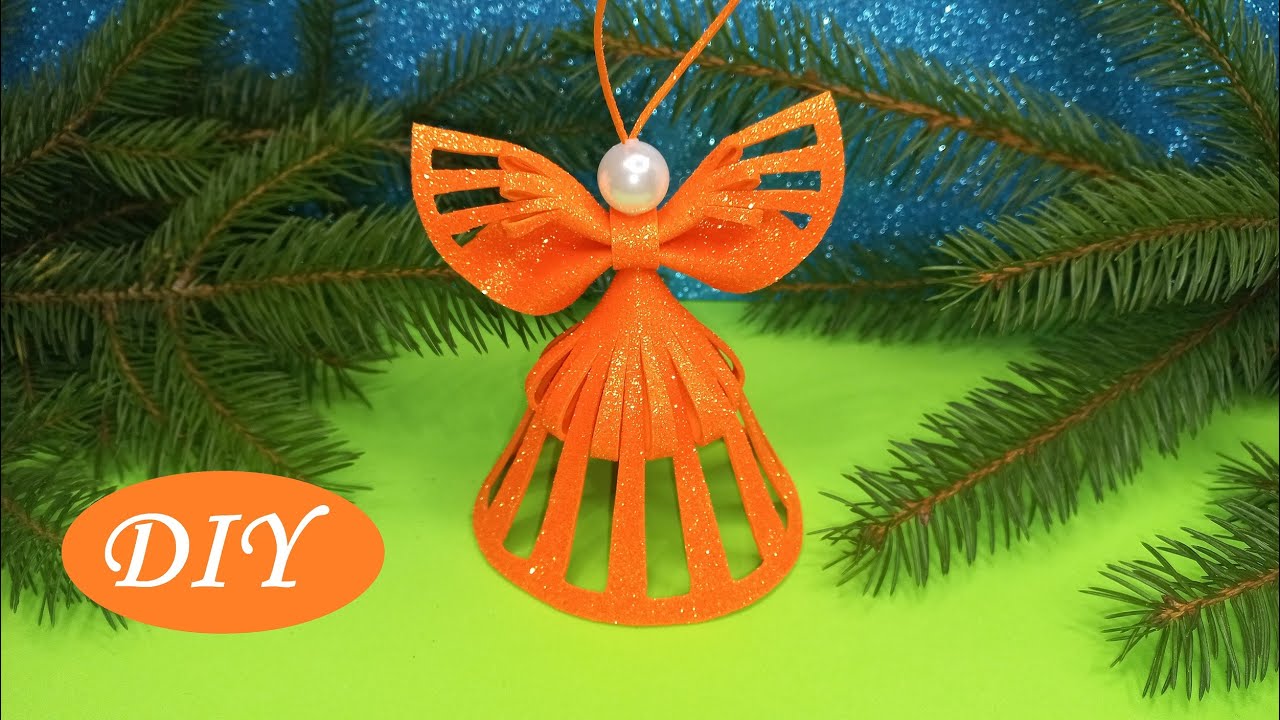 ANGELS😇DIY Christmas Angels Foam Eva🎄Adornos navideños😇 ÁNGEL🎄Christmas ...