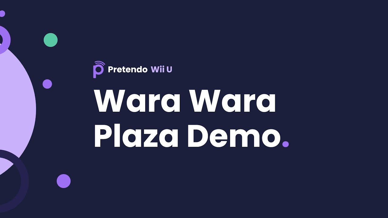 Wara Wara Plaza Demo [Pretendo Network] - YouTube