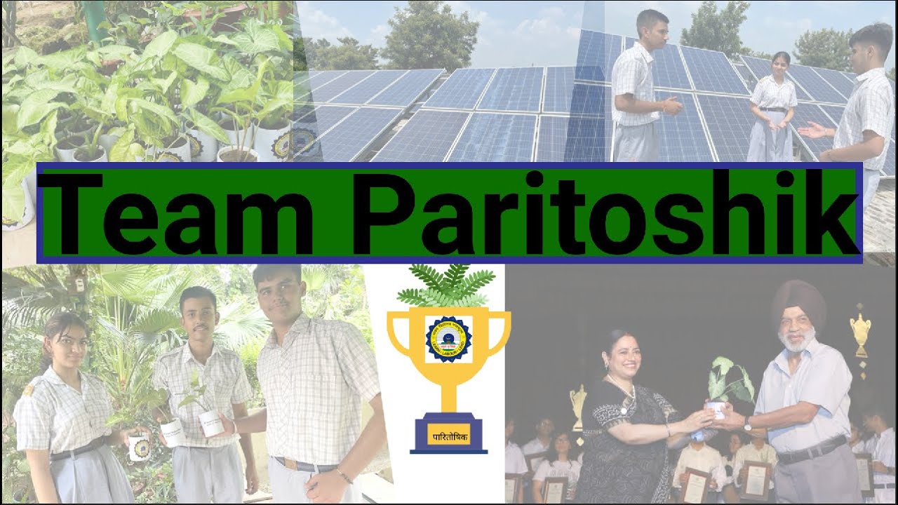 Paritoshik-Initiative to eliminate trophies made up of plastic - YouTube