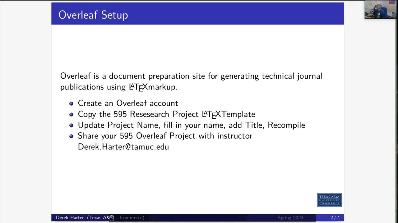 Part 01: Overleaf and GitHub Setup - YouTube