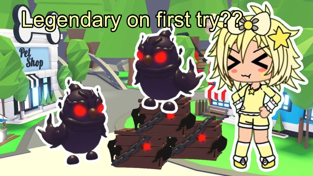 Hatching new adopt me chick boxes until I get the legendary evil chick ...