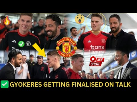 ARRIVAL at Manchester United to finalise DEAL with entourage 🔥, board ...