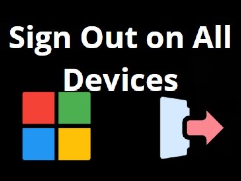 How to Sign Out of Your Microsoft Account on All Devices | Complete ...