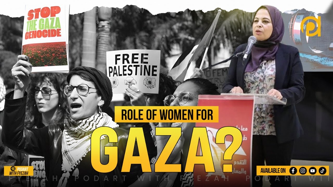What women did for Gaza | Palestine | Mehlaqa Samdani | Pod Art with ...