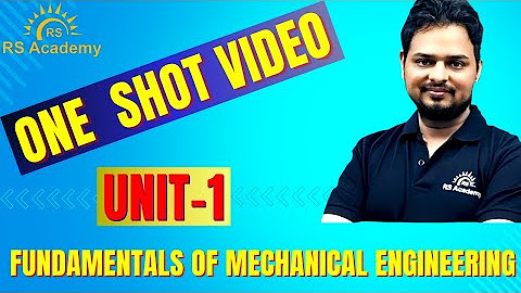 FME UNIT-1 (BME 101/201) - YouTube