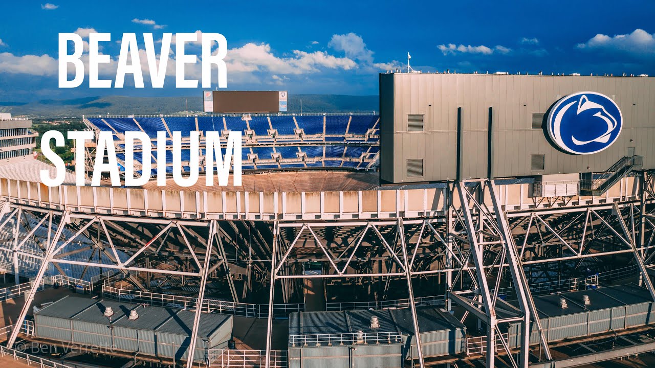 Outside Beaver Stadium by Drone - YouTube