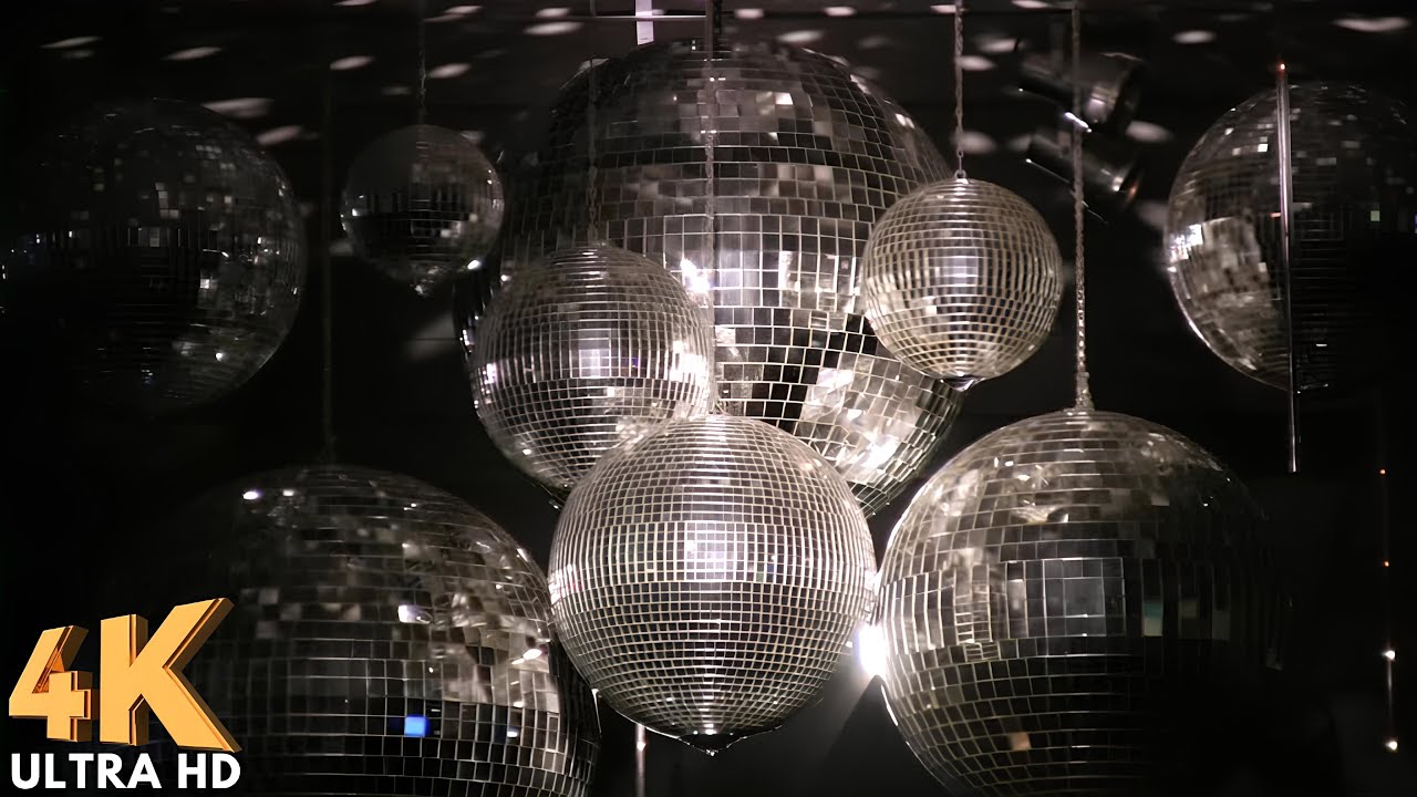 Disco ball Night club lighting Animated Background Video 4k ULTRA HD ...