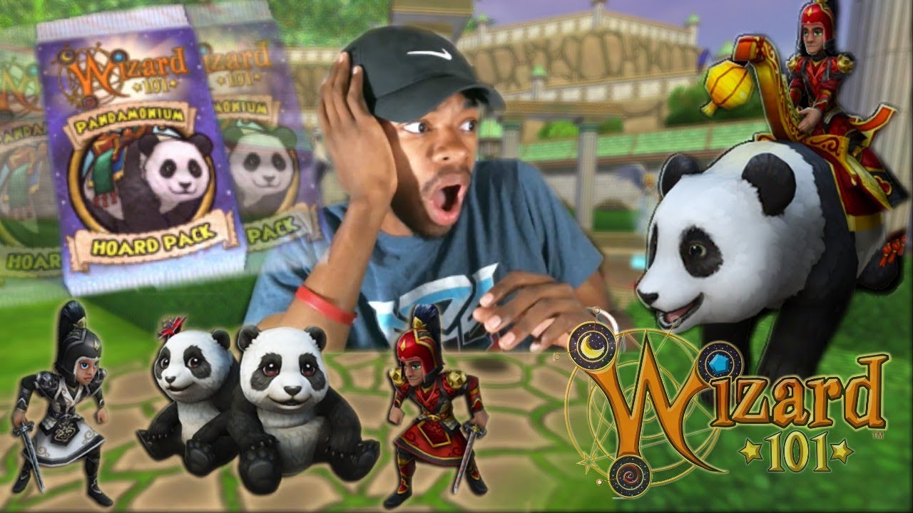 Wizard101: I NEED THIS MOUNT! (Pandamonium Hoard Pack Opening) - YouTube