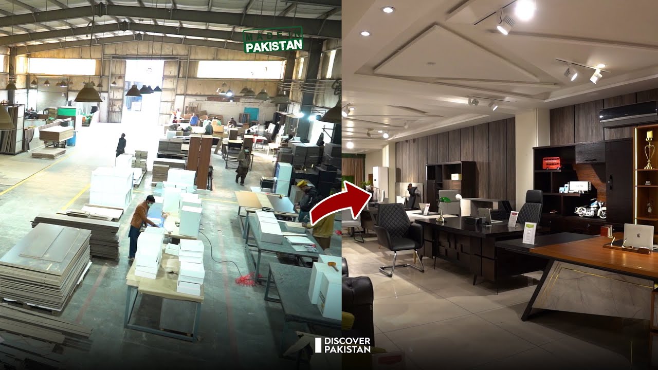 Furniture Making Process inside Factory | Made In Pakistan - YouTube