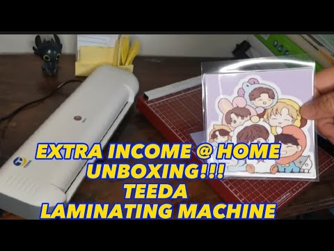 HOW TO USE LAMINATING MACHINE | TEEDA LAMINATOR | UNBOXING REVIEW - YouTube