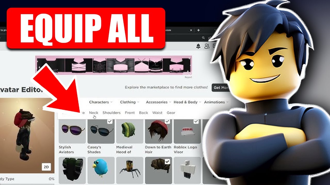 How To Equip Multiple Accessories In Roblox (2025) - YouTube