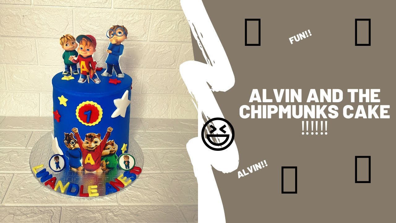 Alvin and the Chipmunks cake - YouTube
