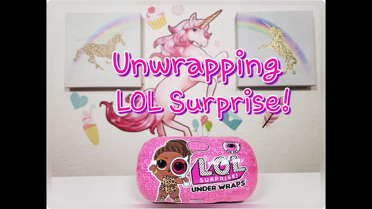 Unwrapping LOL Surprise Capsule Under Wraps (TINZ) - YouTube