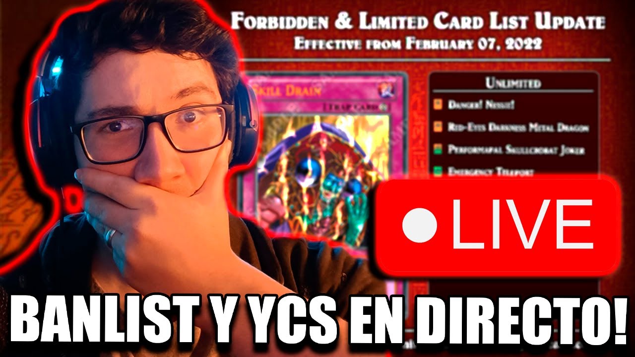 BANLIST Y YCS ANAHEIM EN DIRECTO! #yugioh #juegosdeyugioh # ...