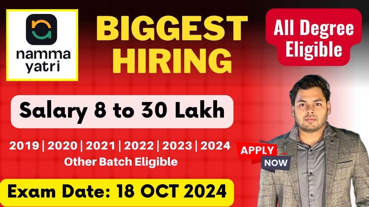 Direct Test Hiring | Off Campus drive 2024, 2023,2022,2021,2020 Batch ...