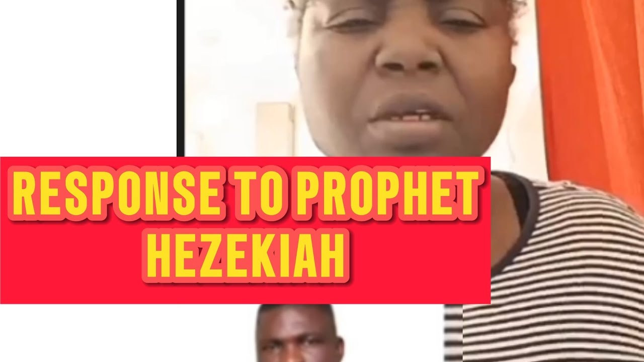 RESPONSE TO PROPHET HEZEKIAH - YouTube