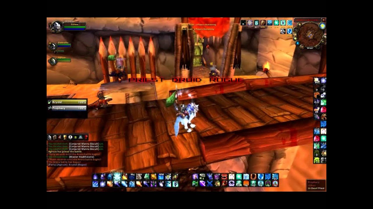 Curvne 3v3 Rogue Lock Mage----WoW TBC arena movie - YouTube