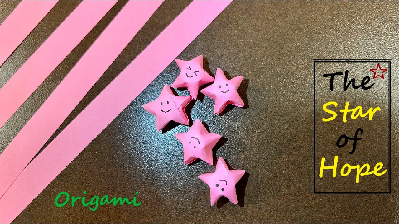 The star of hope ⭐️ origami, smile star - YouTube
