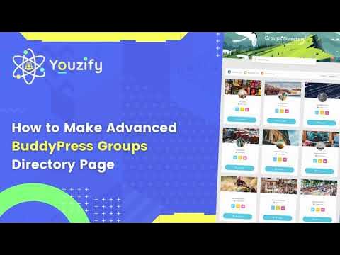 How to Create an Advanced BuddyPress Groups Directory Page - YouTube