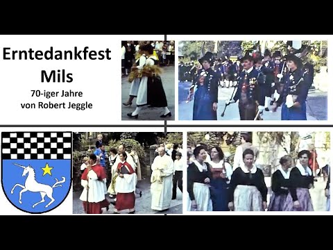 Erntedankfest in Mils bei Hall in den 70- igern /  Robert Jeggle