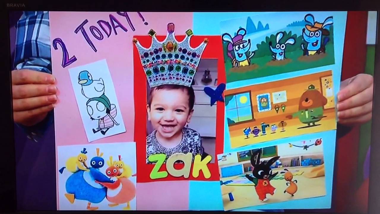 CBeebies birthdays 25.04.2016 presented by Rebecca - YouTube