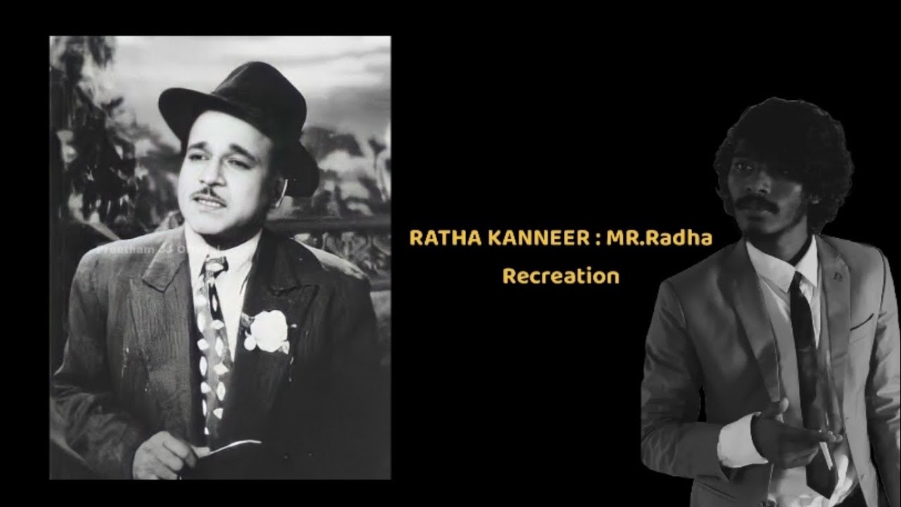 MR Radha Insults His Mother scene recreation🔥Ratha Kanneer | #Harryhazza 🎭| #mrratha #comedy ...