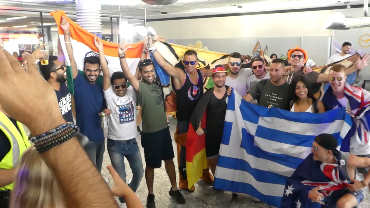 Tomorrowland pre-flight party Frankfurt - YouTube