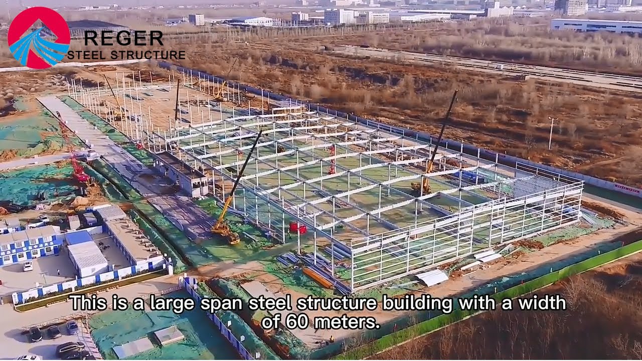 Large Span Steel Structure Building Pre engineered Construction - Reger ...