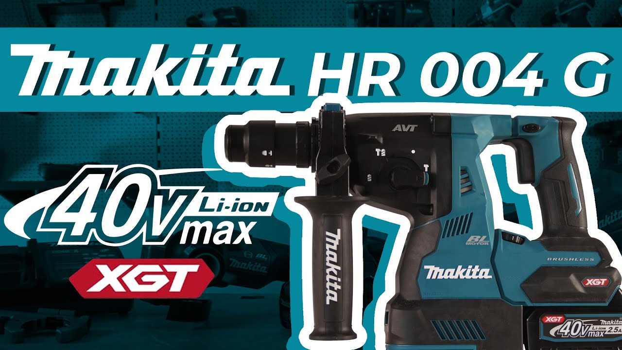 ⚡ MAKITA XGT VOLLE POWER ⚡ mit dem HR 004G / HR 003G Akku Bohrhammer 40 ...