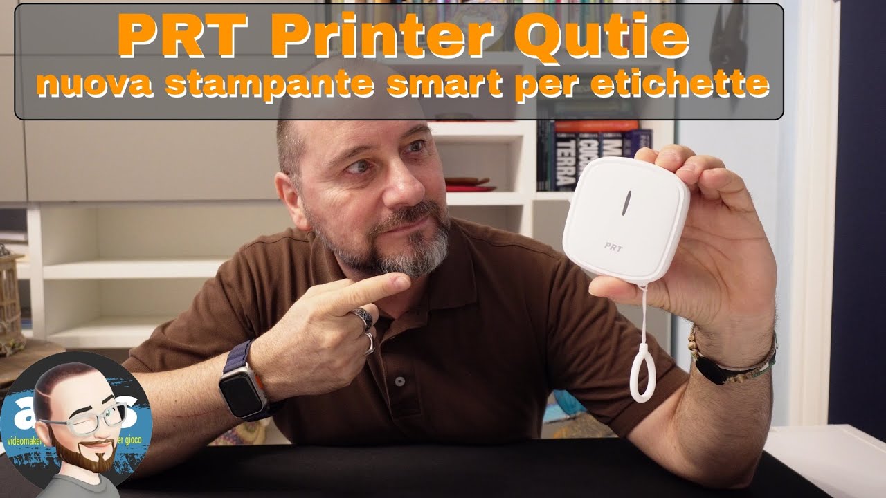 PRT Printer Qutie la mia nuova stampante smart per etichette - YouTube