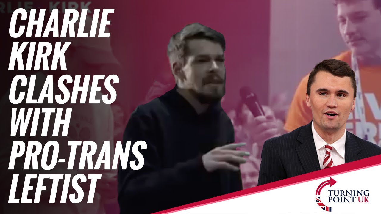Charlie Kirk Clashes With Pro-Trans Leftist - YouTube