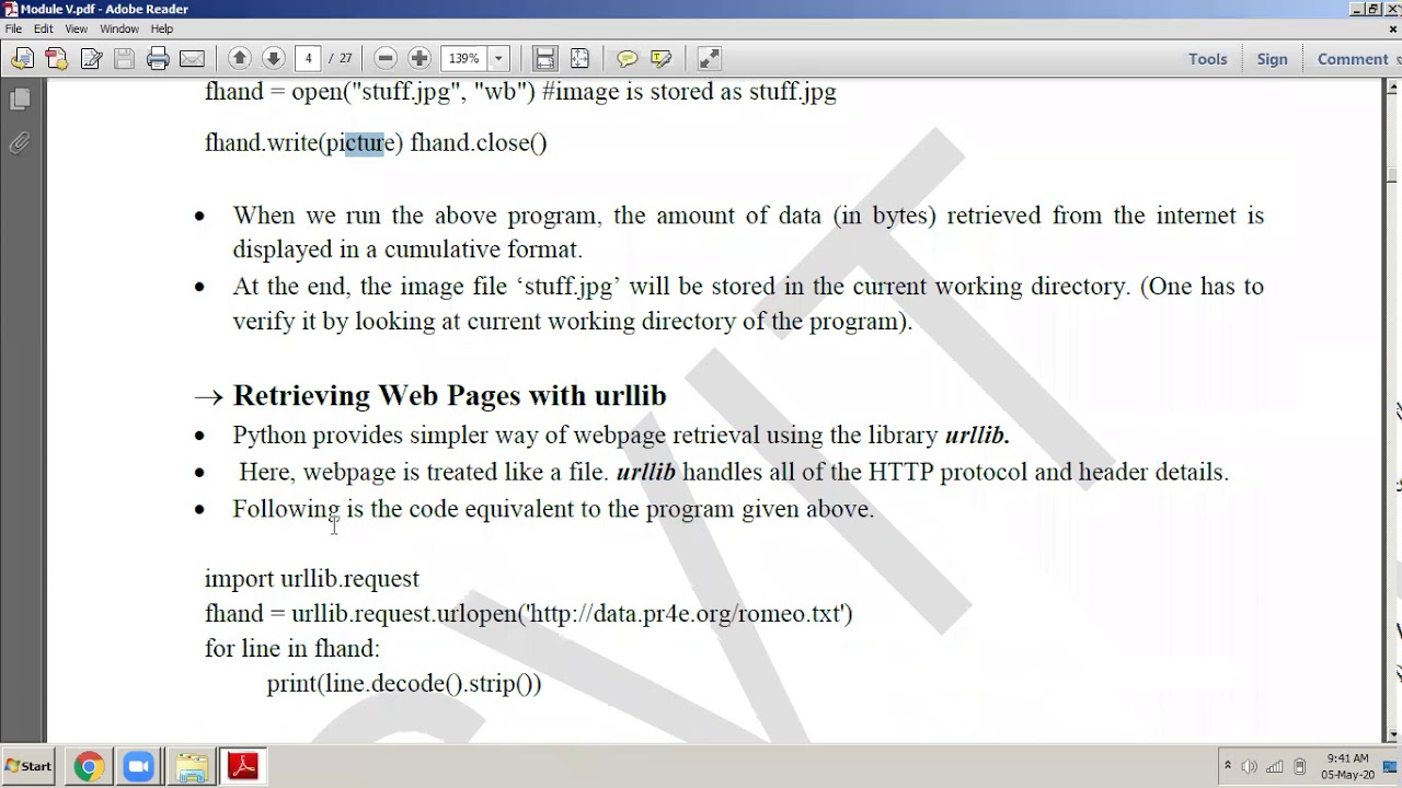 Python Application Programming Module 5 Urllib Youtube 5653