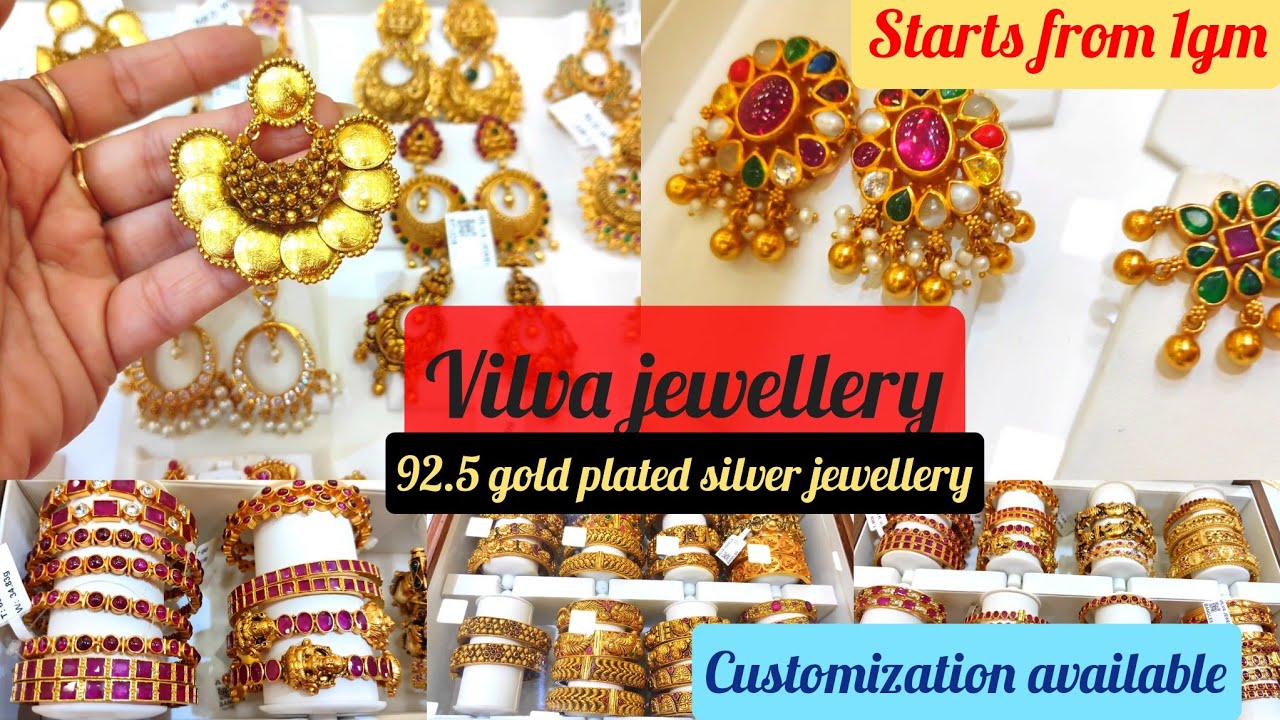 #Vilva Jewellery# gold plated silvers. எல்லா மக்களும் வாங்கும் விலையில் ...