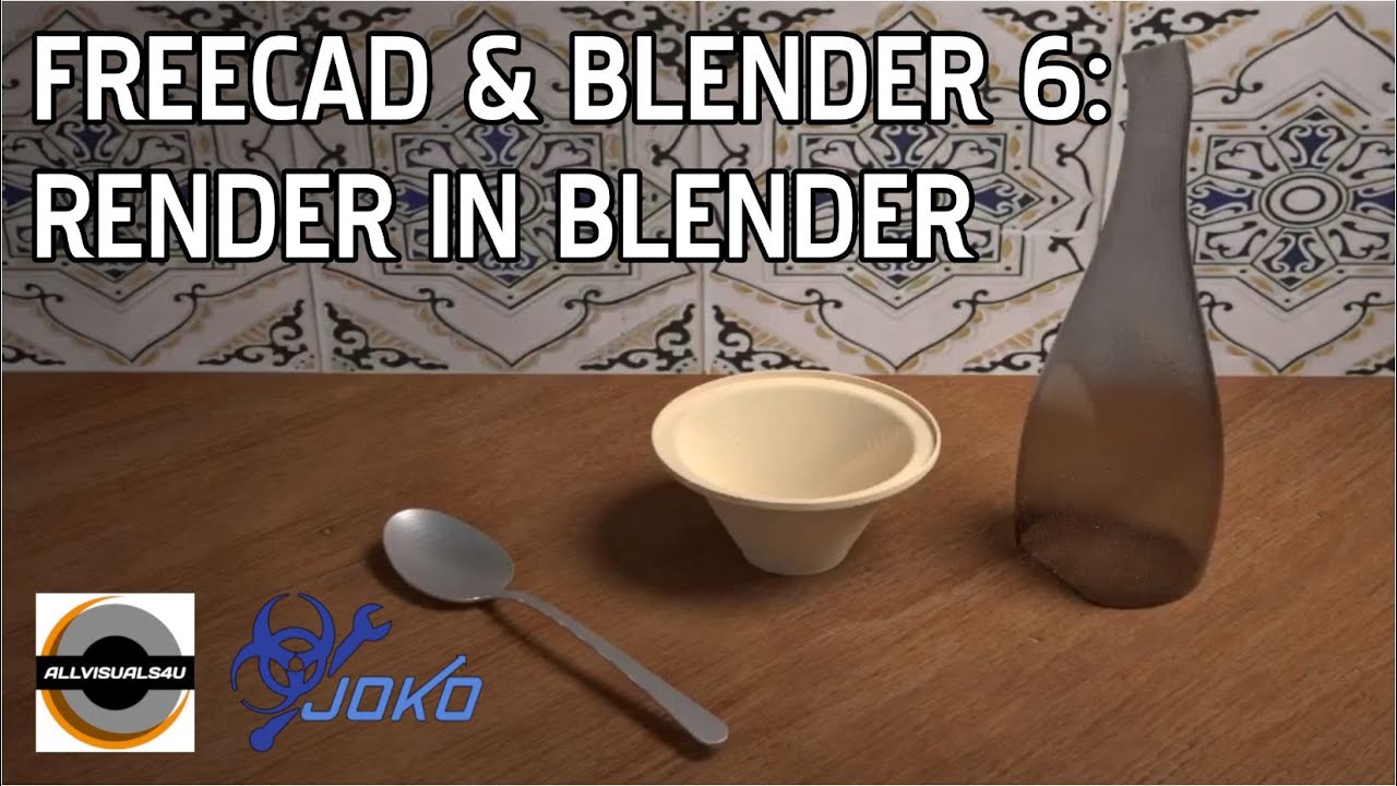 Render SolidWorks and FreeCAD Models in Blender 6: Create Renders |JOKO ...