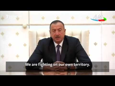 İlham Əliyev qəzəbli çıxış edir / Azerbaijani President Says Armenia Violated International Law