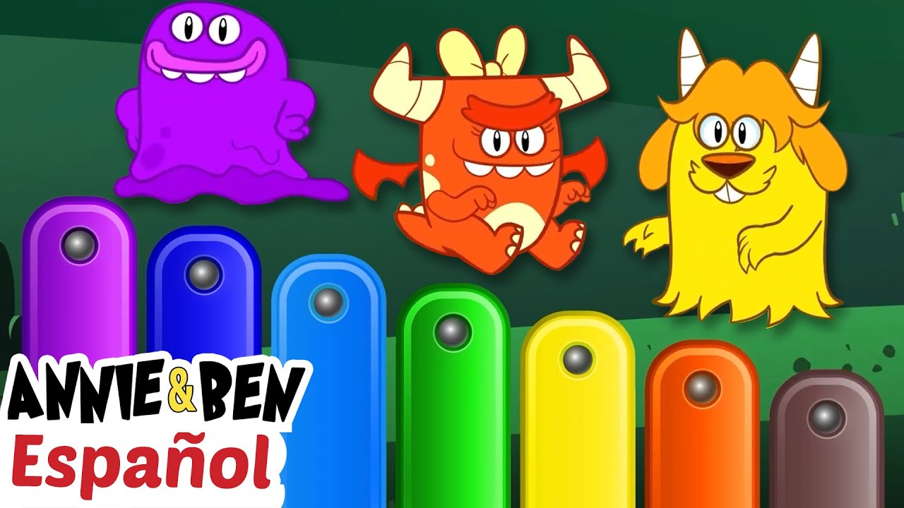 Pequeños Monstruos Divertidos nos Enseñan Colores | Las Aventuras de ...