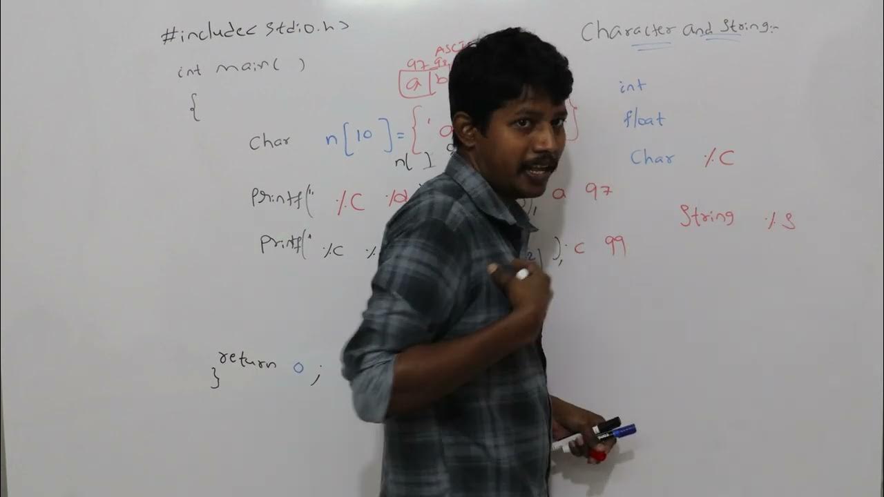 9.character and string - YouTube