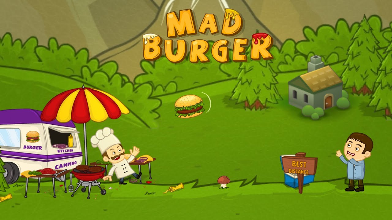 Mad Burger | How far can you throw a burger? #madburger #game - YouTube