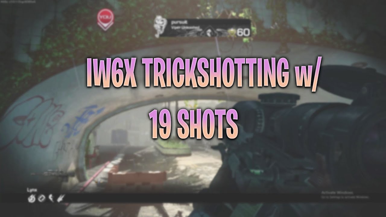 THIS IS THE FURTHEST TRICKSHOT ON IW6X!! (IW6X TRICKSHOTTING W/ 19 ...