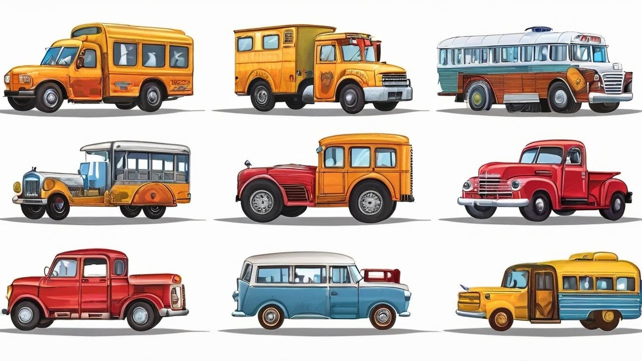 Learn Vehicle Names For Kids | Types of Vehicles in English | Mode of ...