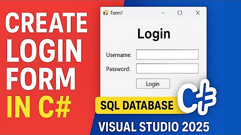 C Sharp GUI Tutorials For beginners - YouTube